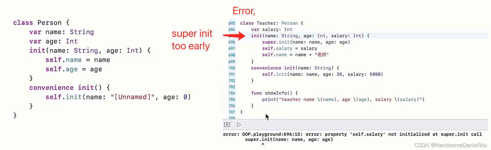 Swift initializer designated init? required deinit-CSDN博客