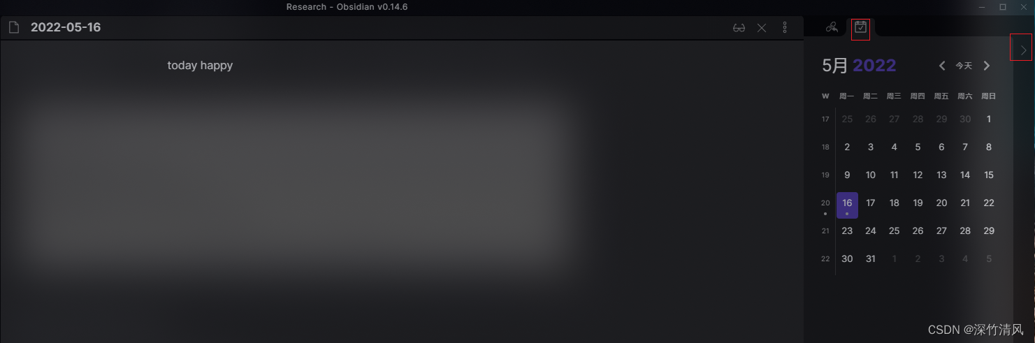 OB0204 obsidian 日记类插件：Calenda插件使用_obsidian calendar-CSDN博客