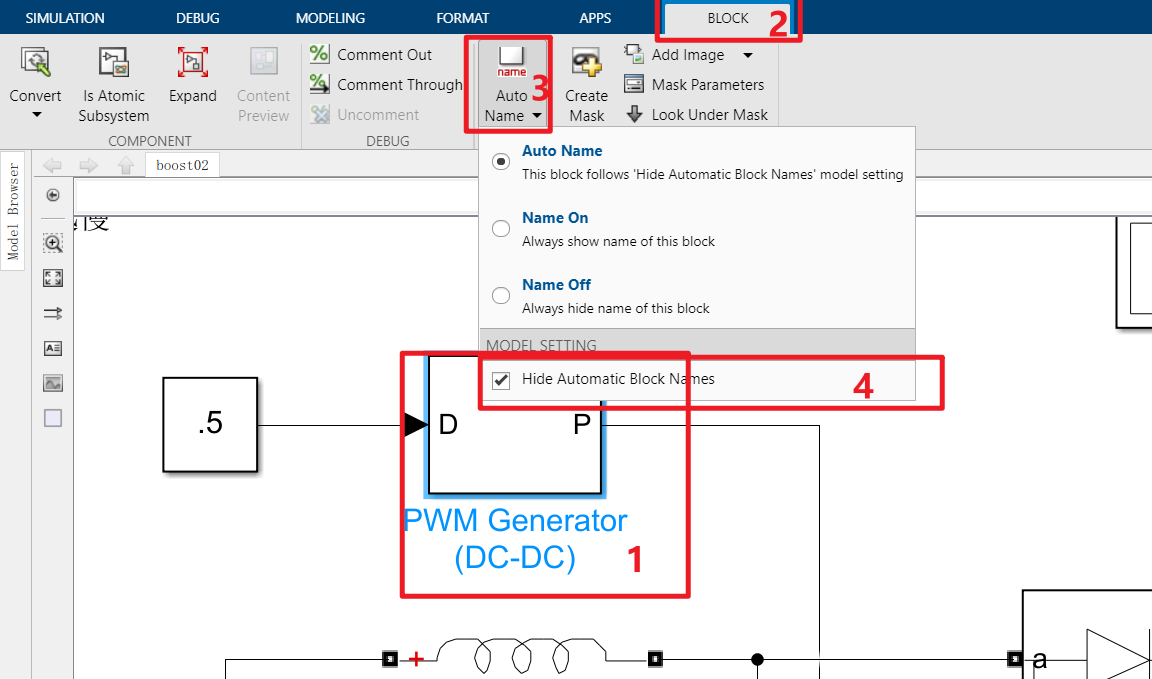 如何在 simulink中显示或隐藏每个模块的名字_simulink显示模块名称-CSDN博客