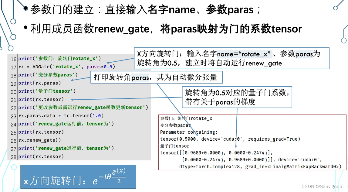 张量网络编程学习笔记（3 2）：tntutorial自动微分门量子线路的模块化编程：adcircuitsadgatepy