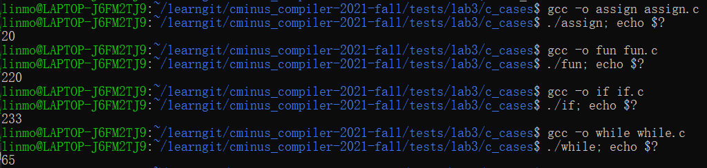 HNU-编译原理实验-cminus_compiler-2021-fall-master【3】-Lab3_lightir llvm-CSDN博客