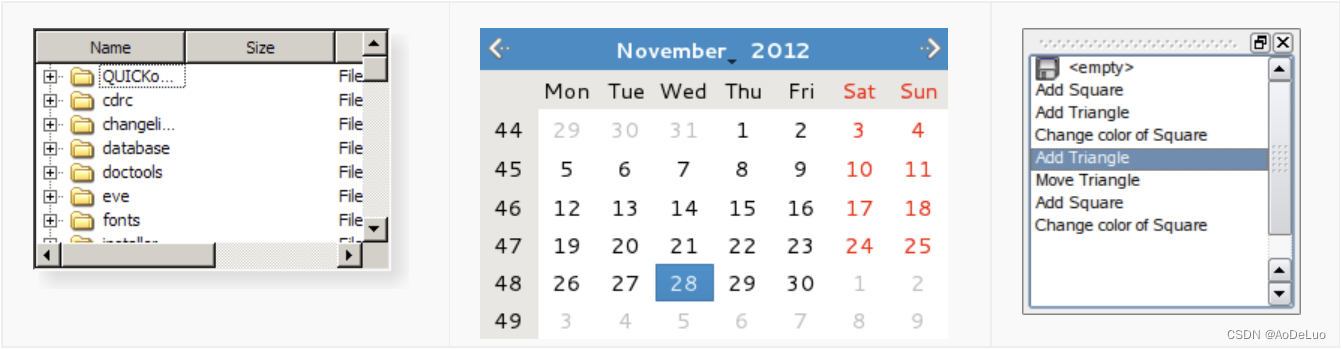 Qt Widgets相关类说明_qt widgets中的类-CSDN博客