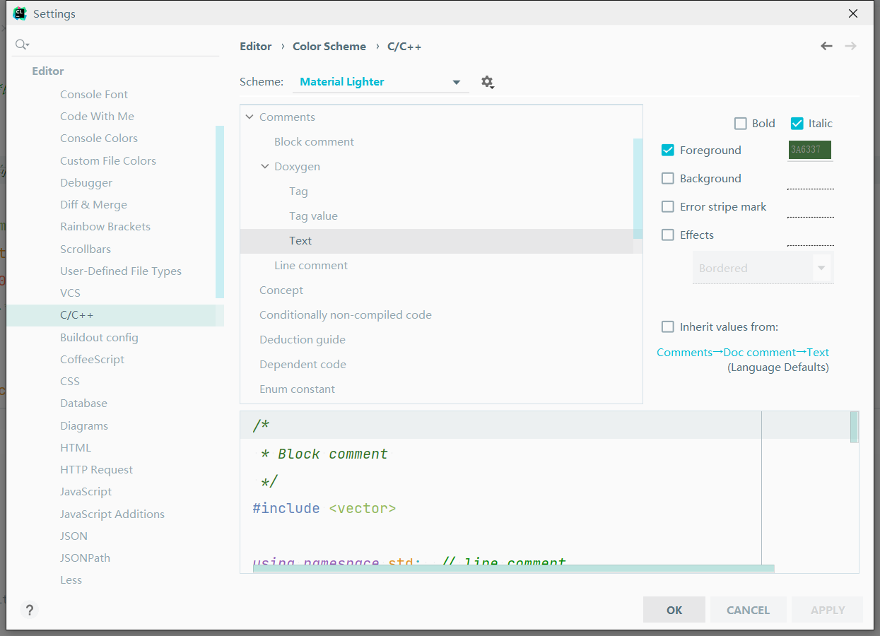 Clion IDEA 用Material Theme UI后 主题颜色 字段 字体大小 不变问题_material theme ui 修改注释颜色-CSDN博客