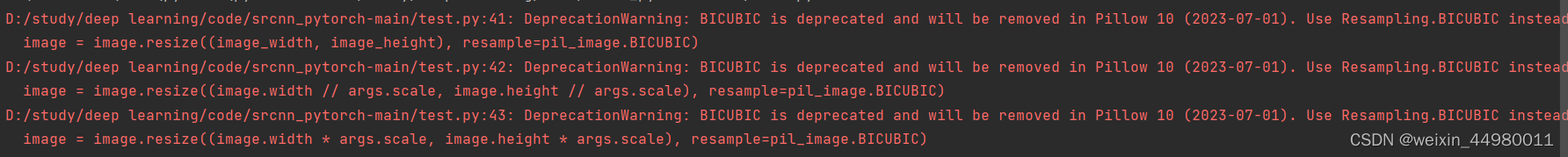 Deprecationwarning Bicubic Is Deprecated And Will Be Removed In Pillow 10 2023 07 01