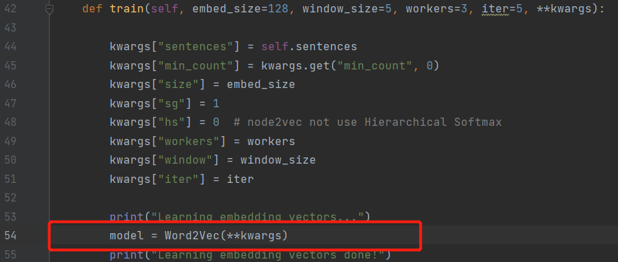 model = Word2Vec(**kwargs)时出现__init__() got an unexpected keyword argument ‘size‘_word2vec got ...