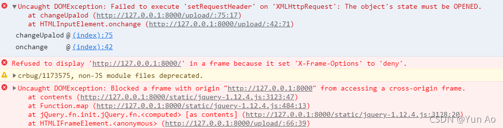Failed To Execute ‘setrequestheader‘ On ‘xmlrequest‘ The Object‘s State Must Be Opened 解决