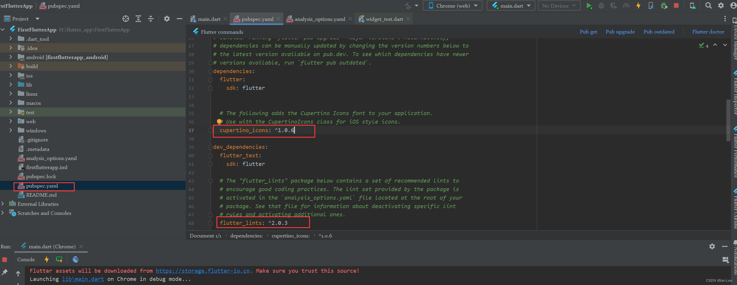 Android Studio Giraffe创建第一个Flutter项目_android studio giraffe | 2022.3.1 ...