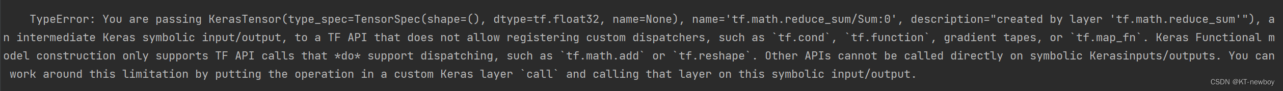 Typeerror You Are Passing Kerastensorkeras Functional Model
