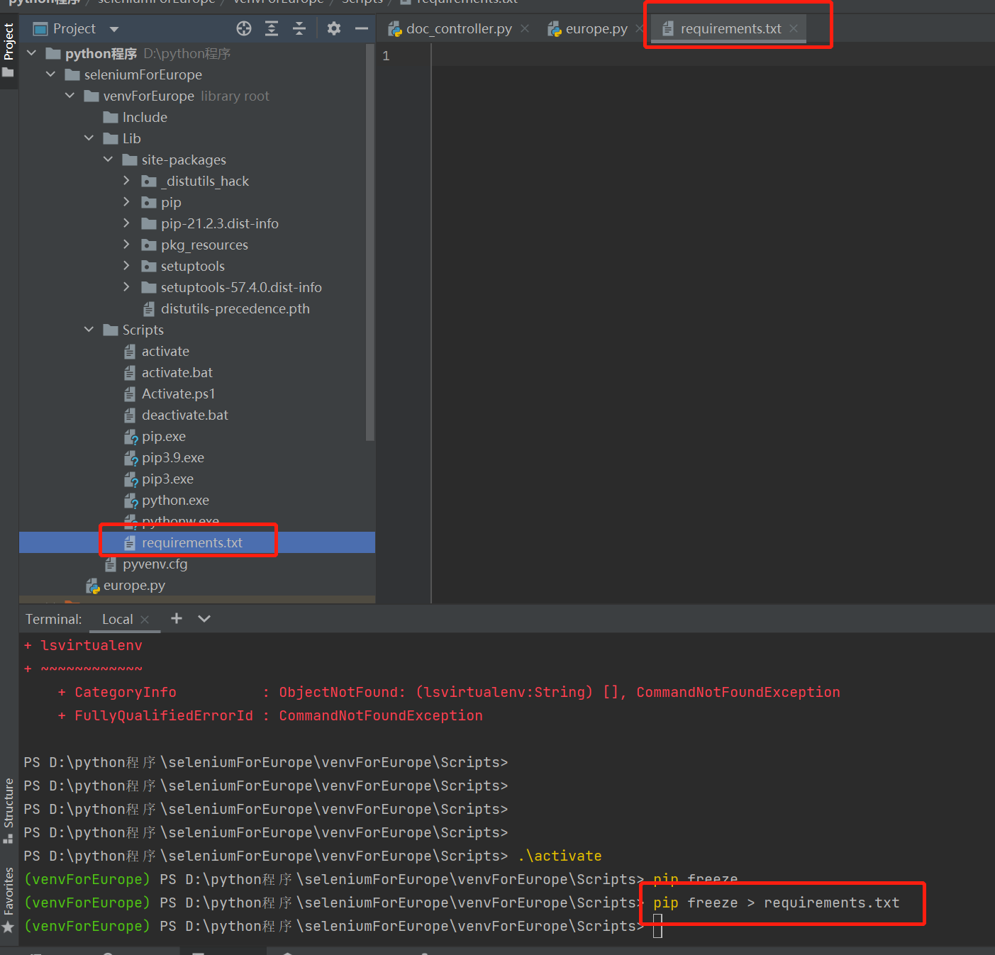 pycharm虚拟环境的创建、指定、使用_pycharm const-CSDN博客