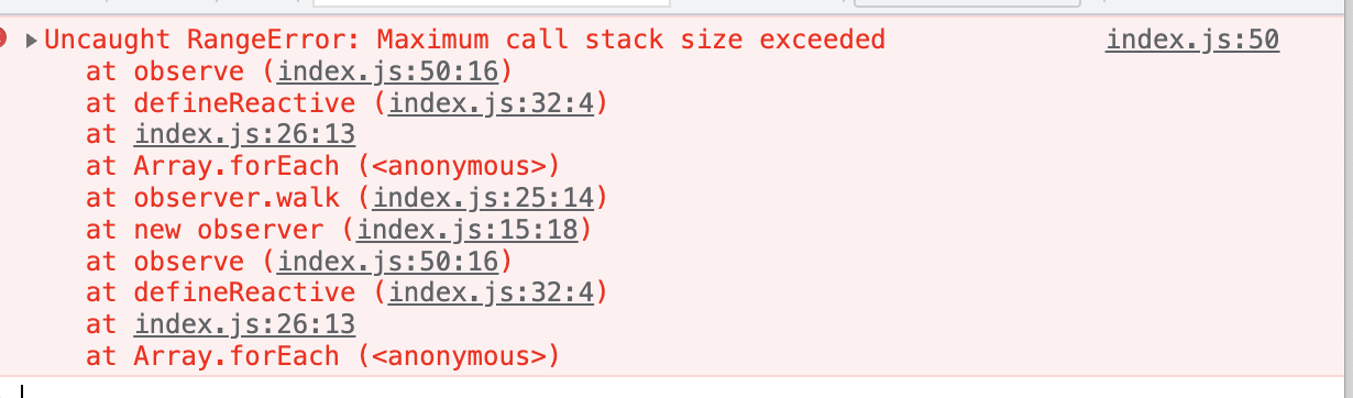 前端报错 Maximum call stack size exceeded解决办法_echarts拖拽滚动条maximum call stack size exceeded-CSDN博客