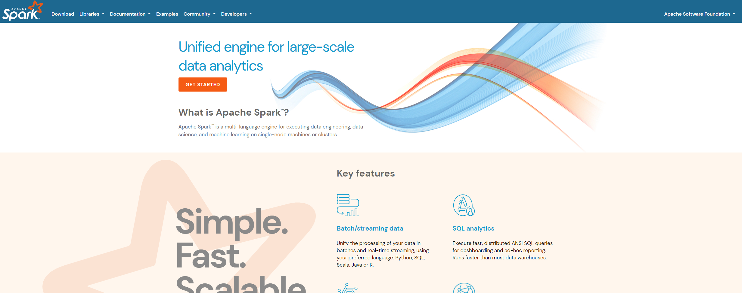 【PySpark】＜Big Data＞Spark概述_unified engine for large-scale data ...