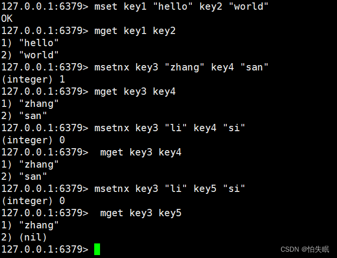 Redis不同数据类型下的基础查询命令查看keys 查询值 Csdn博客