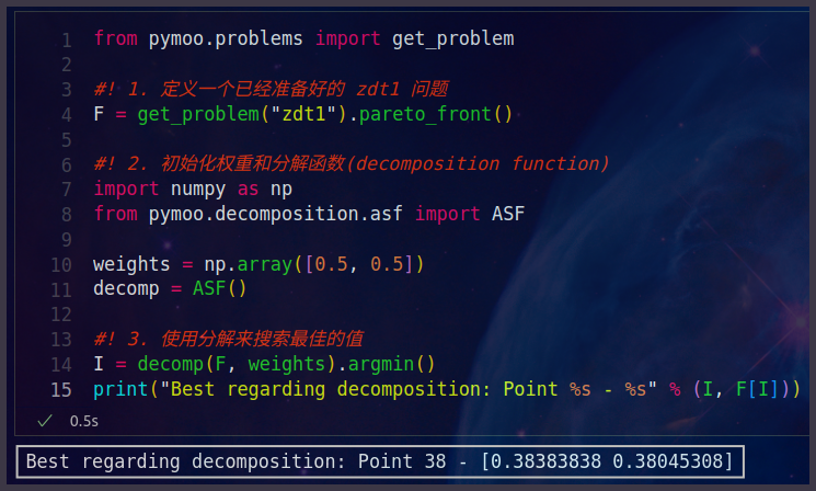 Pymoo：基于多准则决策制定 (MCDM) 方法的算法设计-CSDN博客