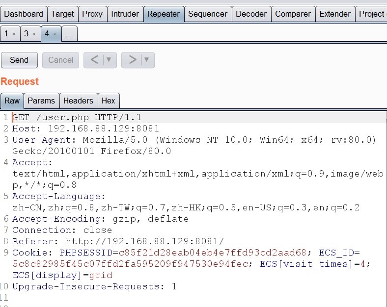 20 - vulhub - ECShop 2.x/3.x SQL注入/任意代码执行漏洞_vulhub javasql注入环境-CSDN博客