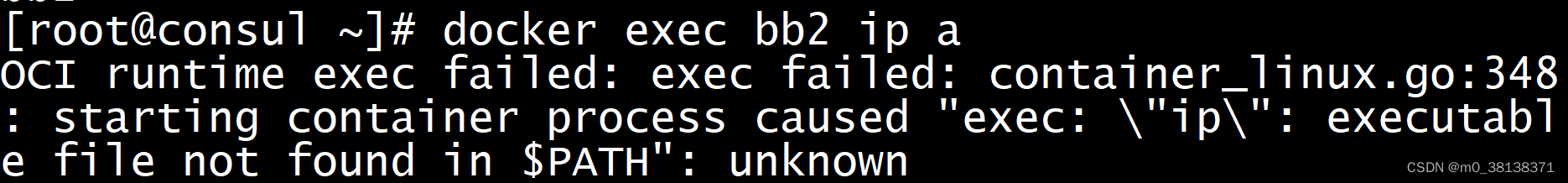 Docker怎么解决oci错误 Oci Runtime Exec Failed Exec Failed Container Li Csdn博客