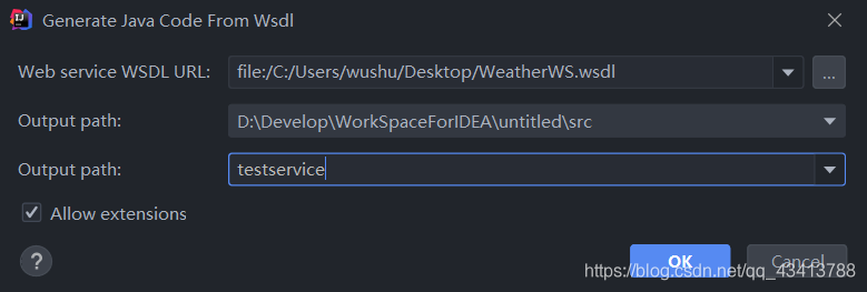 【SOAP-WebService系列】使用WSDL生成SOAP-WebService客户端代码，使用IDEA开发SOAP-WebService示例_idea webservice soap项目 ...
