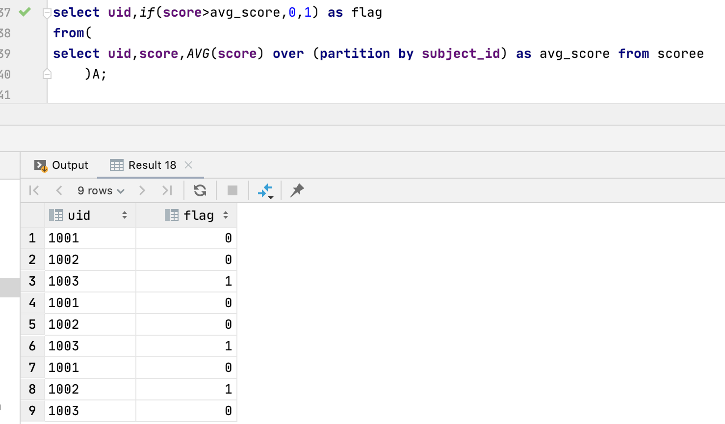 Sql面试题-找出所有科目成绩都大于某一学科平均成绩的学生_大于平均分数 sql_意难忘dodetail的博客-CSDN博客
