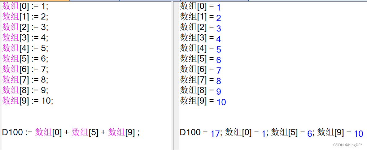 三菱fx3u——st编程中的数组三菱st编程中数组怎么用 Csdn博客
