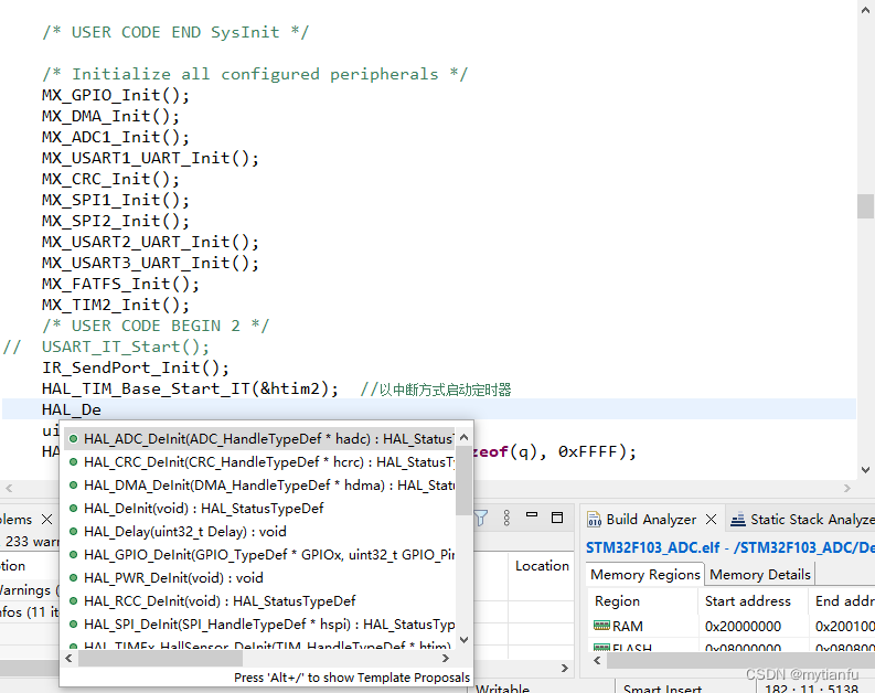 Stm32cubeide 1101 代码提示自动补全stm32cubeide代码补全 Csdn博客