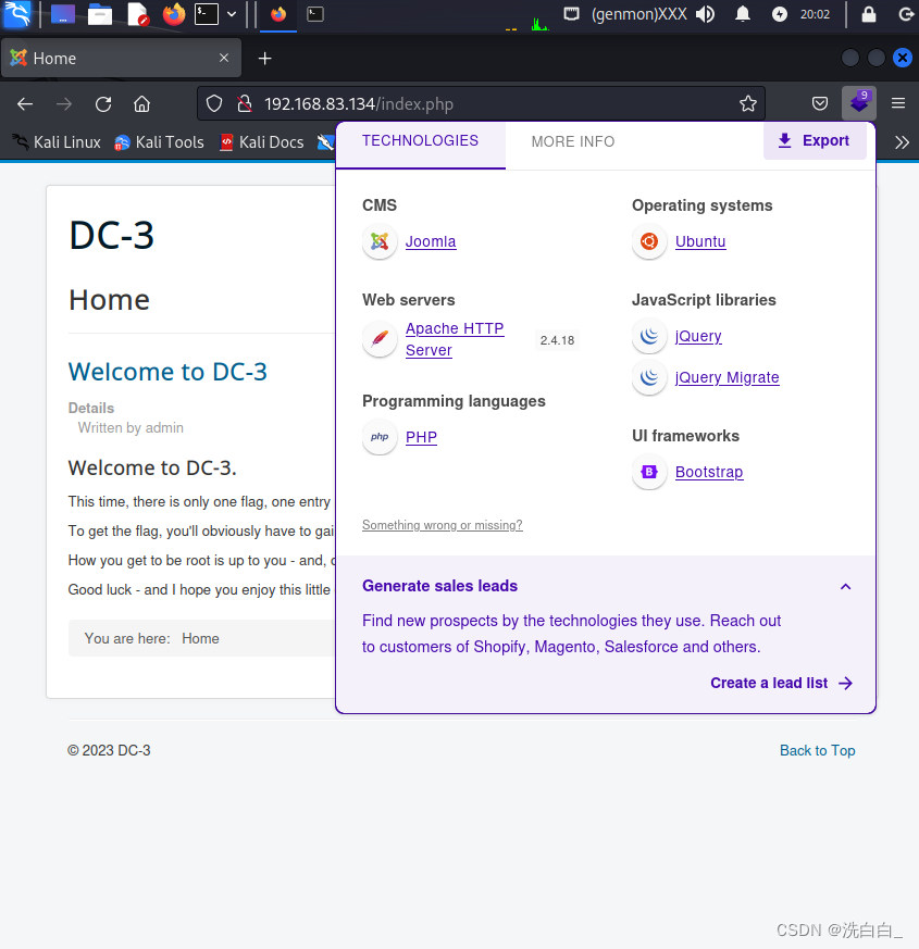 【Vulnhub】DC-3-CSDN博客