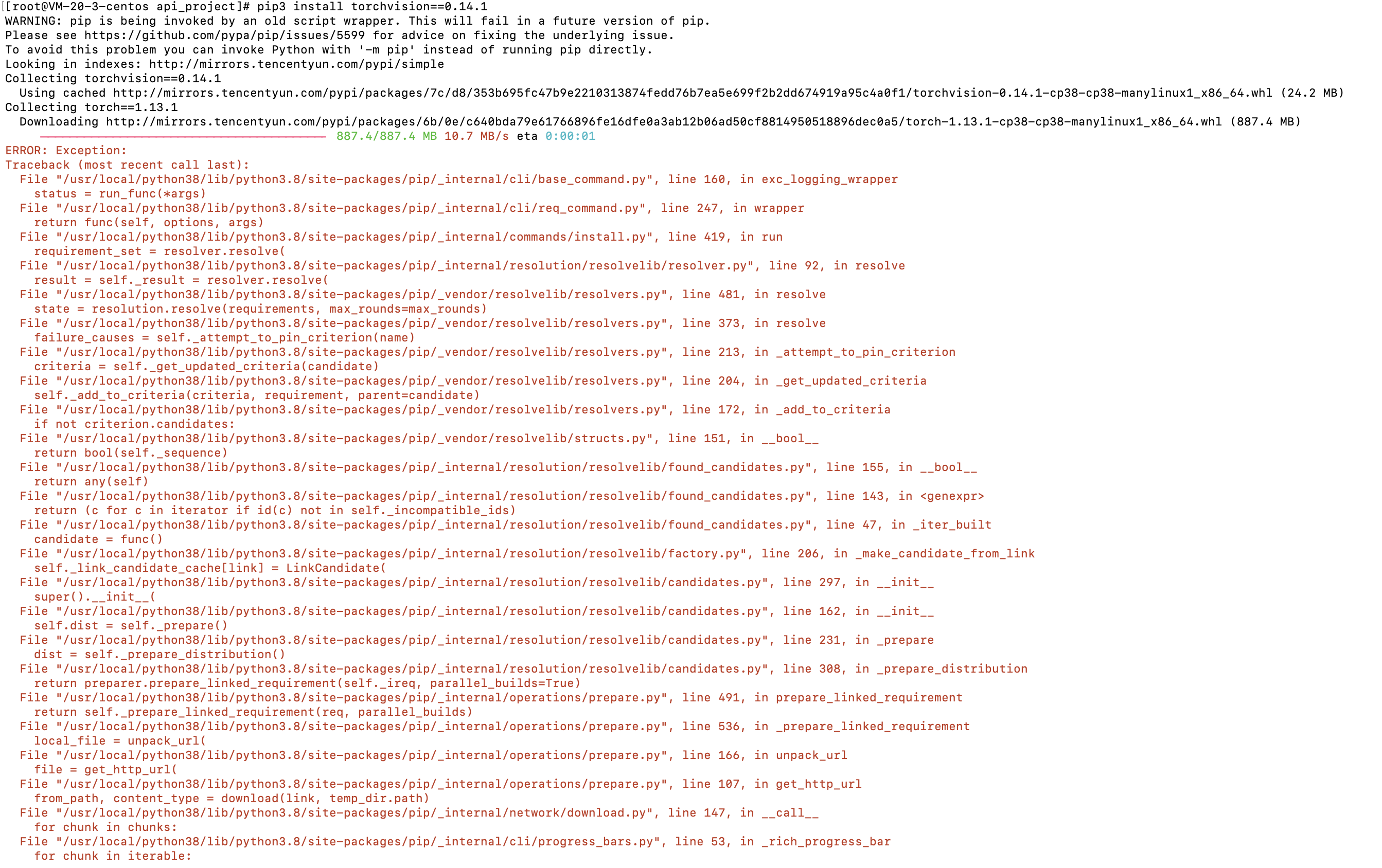 【记录】pip Install Torchvision Memoryerror Pip Install Memoryerror Csdn博客
