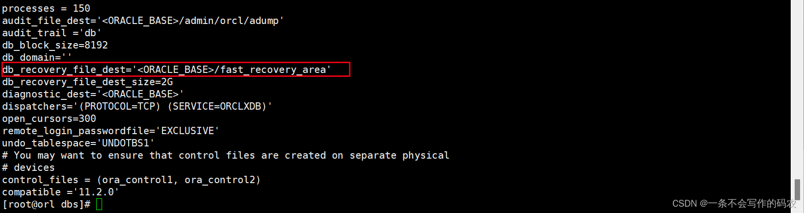 ORA-01261: Parameter db_recovery_file_dest destination string cannot be translated-CSDN博客