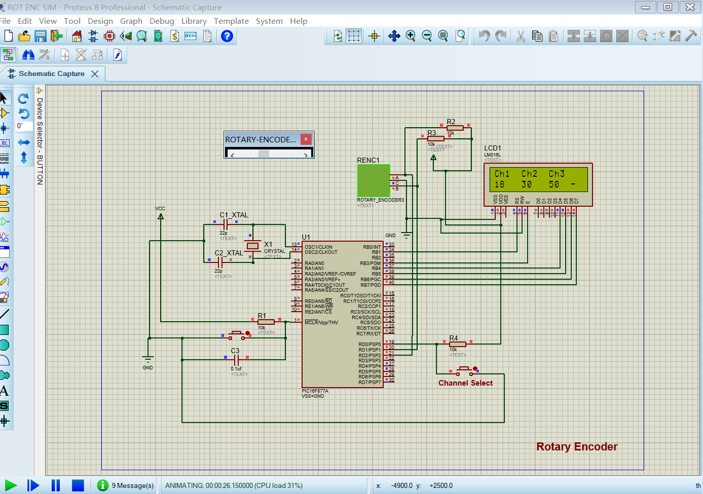 proteus导入仿真模型——旋转编码器_proteus旋转编码器-CSDN博客