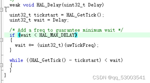 STM32HAL库——HAL_Delay()函数实现原理_haldelay延时函数讲解-CSDN博客