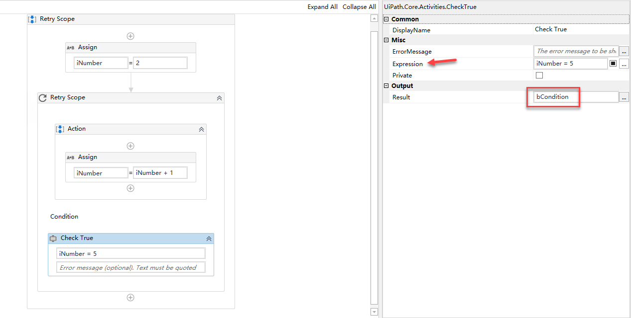 一个很好用的异常处理控件 Retry Scope（二）_uipath retry-CSDN博客
