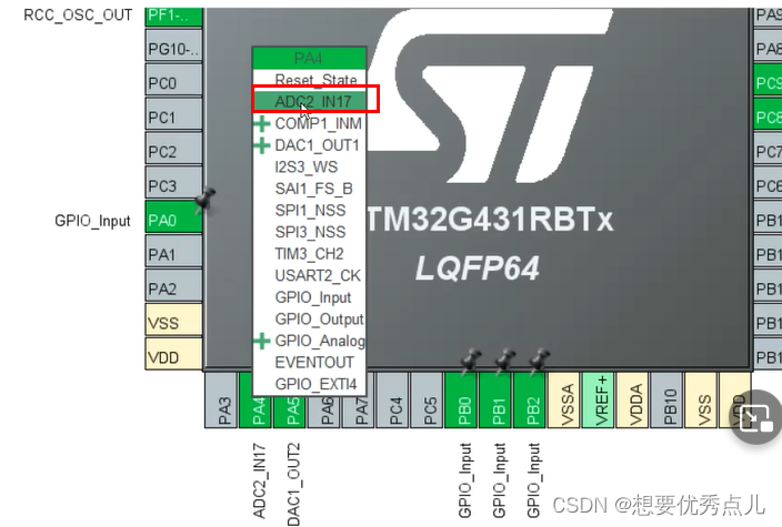 STM32G431RBT6学习笔记---DAC入门模块及ADC和DAC结合_stm32g431rbt6 dac-CSDN博客