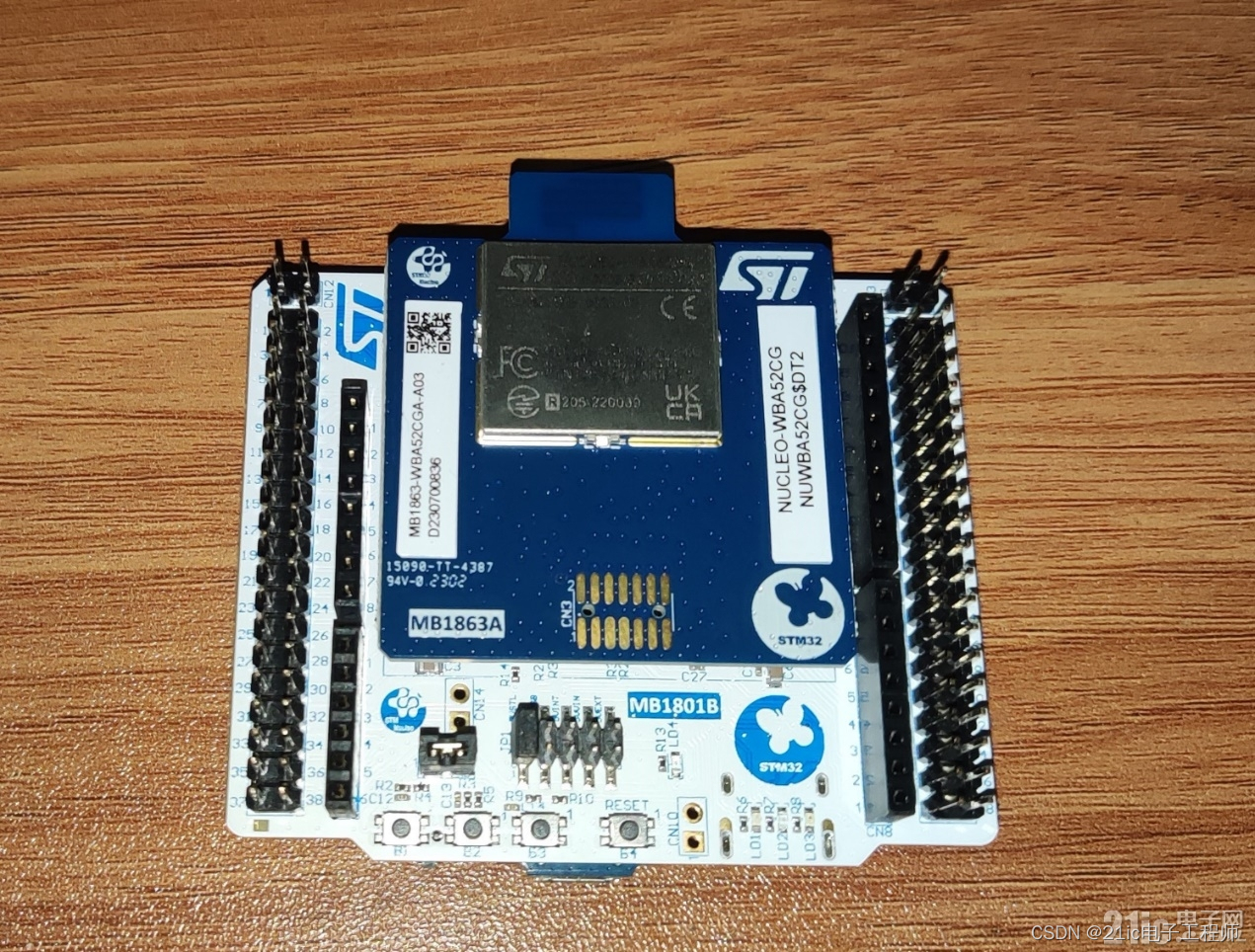 [STM32WBA]【STM32WBA52CG测评】开箱&呼吸灯-CSDN博客