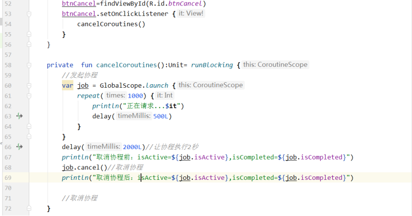 十七、kotlin进阶学习：1、守护线程；2、线程和协程之间的效率对比；3、取消协程；kotlin 守护线程 Csdn博客 3581