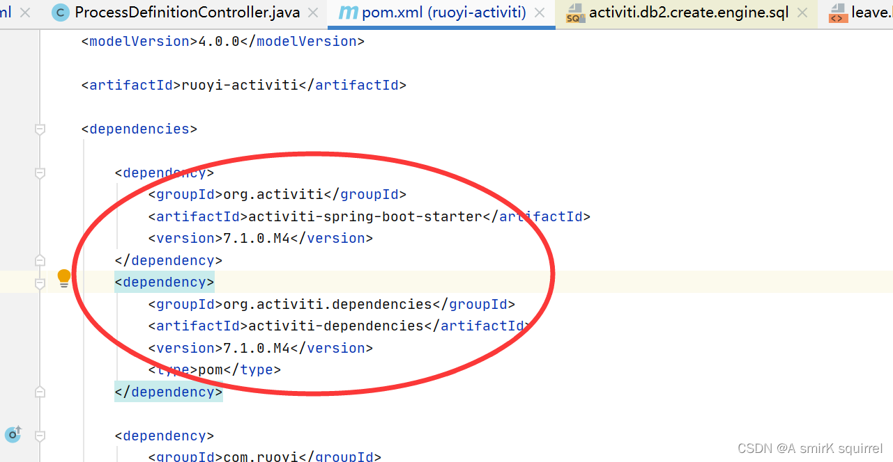 engine.ActivitiException: Could not update Activiti database schema: unknown version from ...