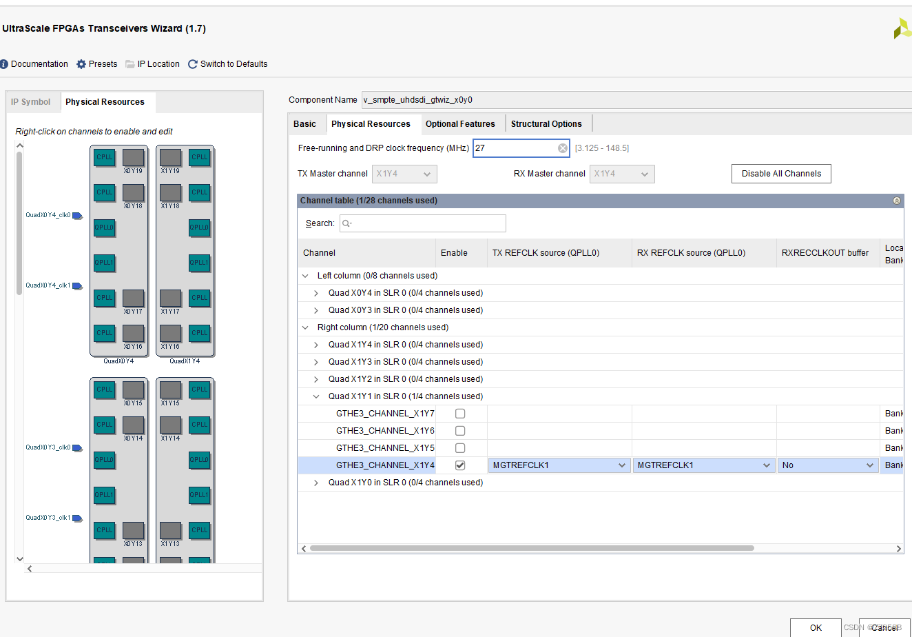 GTHip核说明_ultrascale fpgas transceivers wizard-CSDN博客