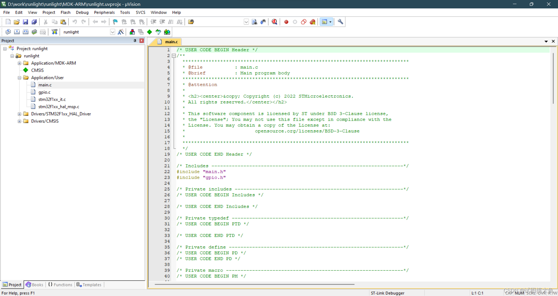 STM32CubeMX+Keil+Proteus实现LED接电源跑马灯_csdn stm32f103r6 cubemx_试图摸大鱼的博客-CSDN博客