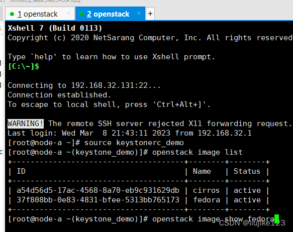 Openstack输入命令报错“init Got An Unexpected Keyword Argument ‘token‘”openstack Deprecated