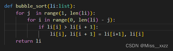 Python中的冒泡排序（bubble_sort）_python语言中冒泡排序.sort-CSDN博客
