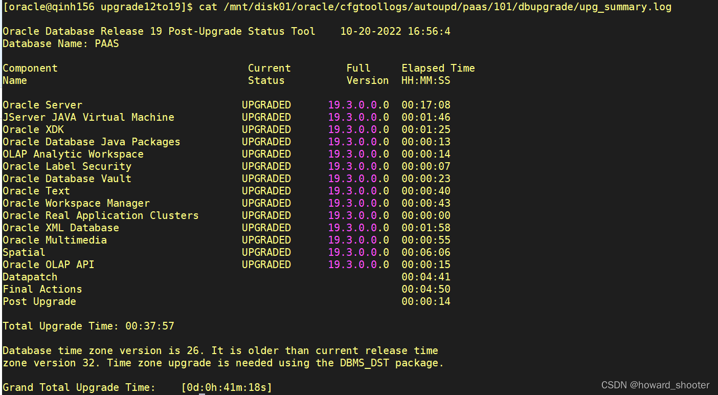 Oracle 12c （12.1.0.2/12.2.0.1）升级 19c（19.3.0.0）_oracle12c升级到19c-CSDN博客