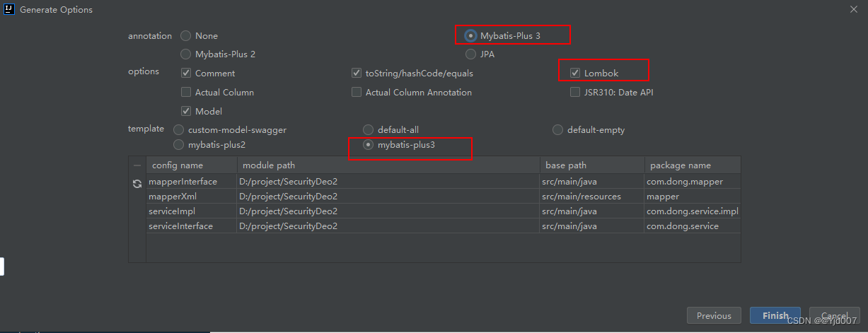 使用mybatisx逆向 生成单表实体类、mapper、service、service的实现类。 Mybatisx生成实体类 Csdn博客