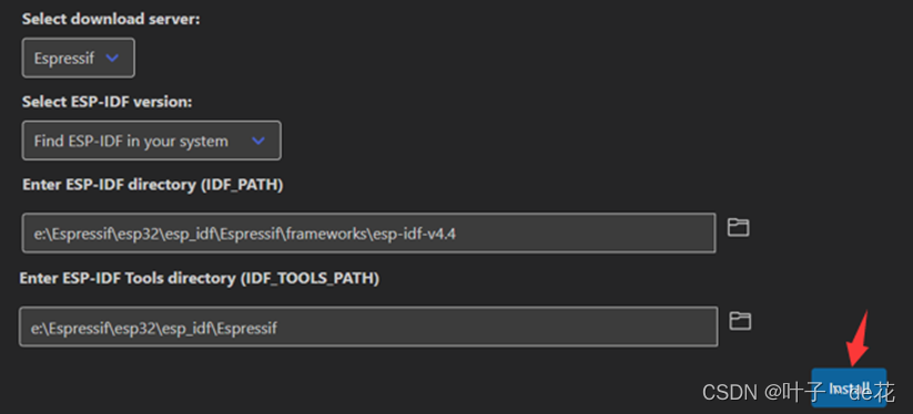 ESP32_esp-idf环境搭建_espidf选择芯片-CSDN博客