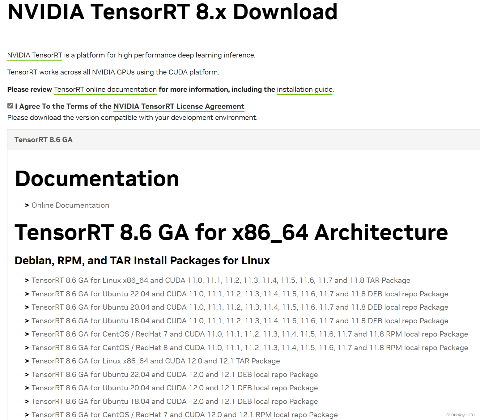 win系统安装tensorRT-8.6.1_tensorrt 8.6 下载-CSDN博客