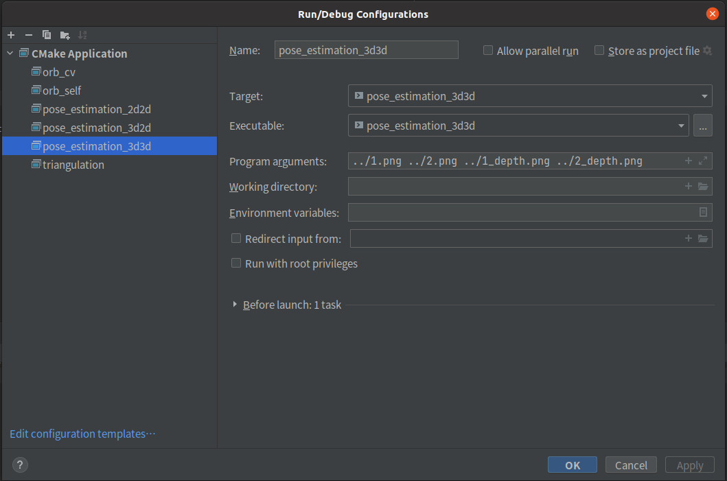 clion创建cmake项目，同时配置运行和调试模式及设置运行时命令行参数方法_clion edit configuration怎么配置-CSDN博客