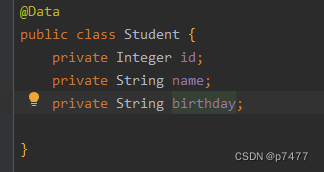 简单的Java Spring Boot：基于Spring Boot,mybatis 实现学生的增删改查，数据库使用mysql，创建student表，字段包括id,name,birthday ...