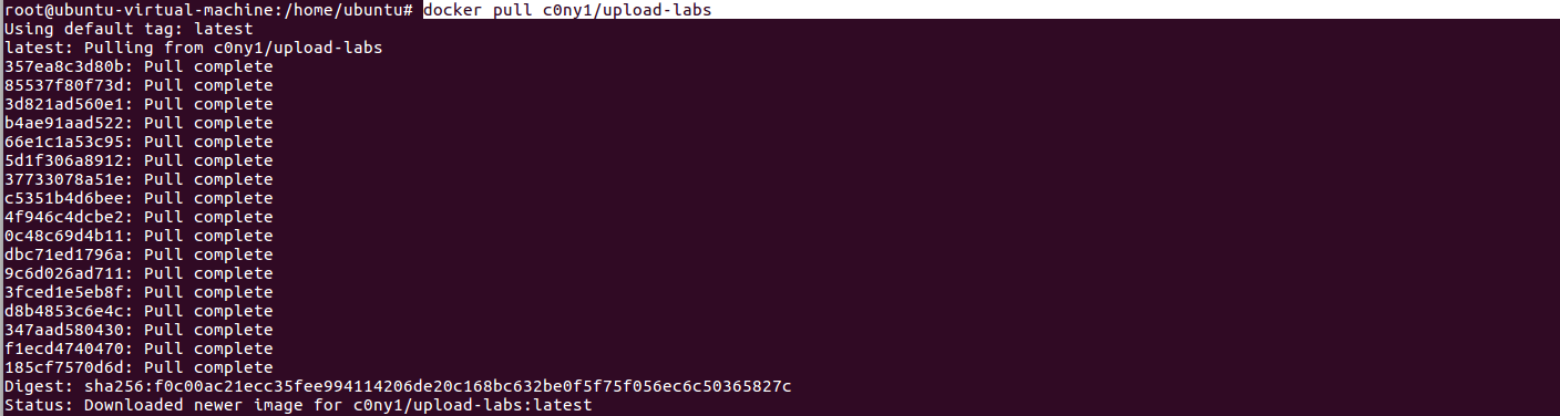 虚拟机Ubuntu，使用docker安装upload-labs环境_ubtuntu upload-labs-CSDN博客