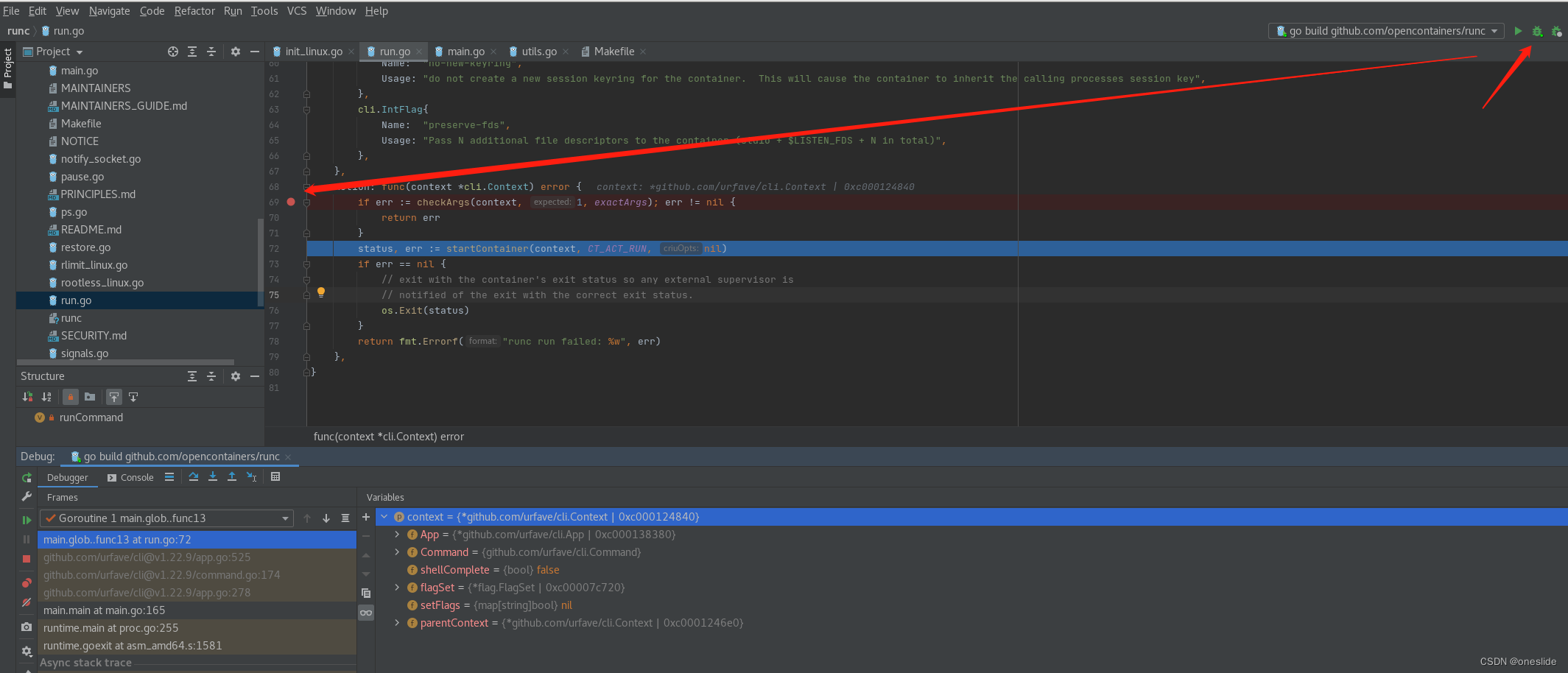 Goland debug runc step by step_goland go tool arguments-CSDN博客