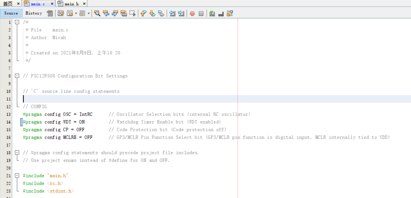 PIC12F508/509深入教程-示例程序_pic12f508 pic汇编-CSDN博客