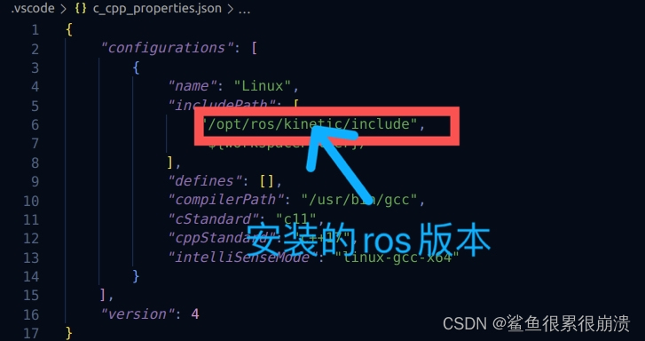 关于VScode里引用“ros/ros.h”报错的解决方法_ubuntu include ros.h-CSDN博客