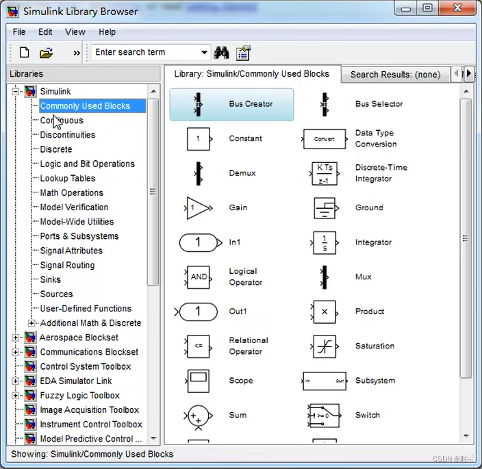 Simulink 3 常用模块库simulink模块库大全 Csdn博客