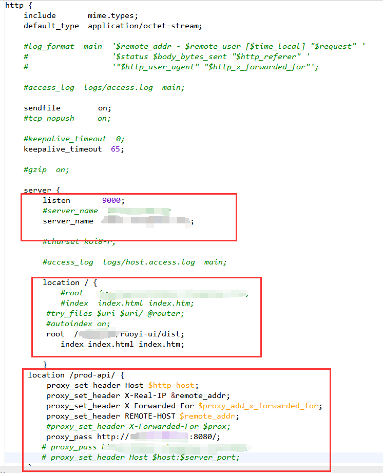 云服务器部署前后端分离项目（若依）详细教程_prod-api-CSDN博客